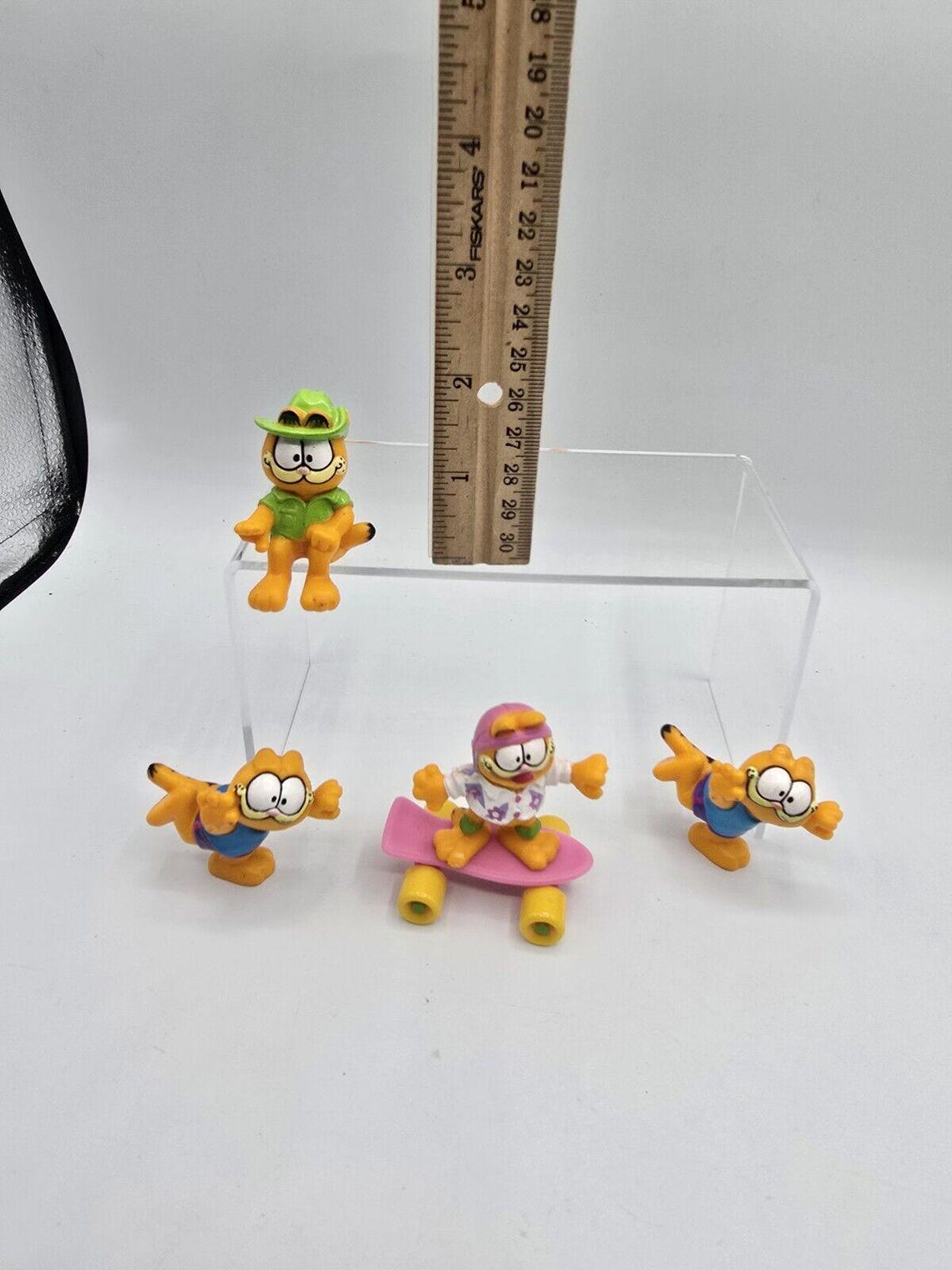 Mcdonalds 1989 Garfield PVC Toys Hawaiian Shirt W Skateboard Safari ...