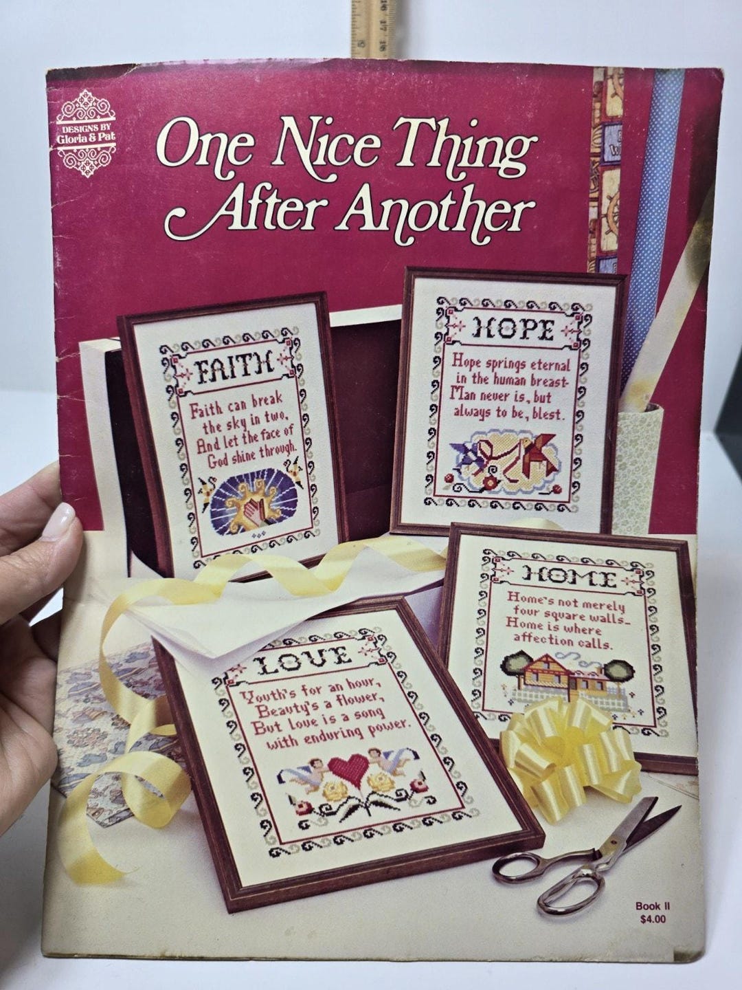 1980 Designs by Gloria Pat One Nice Thing After Another Cross Stitch ...