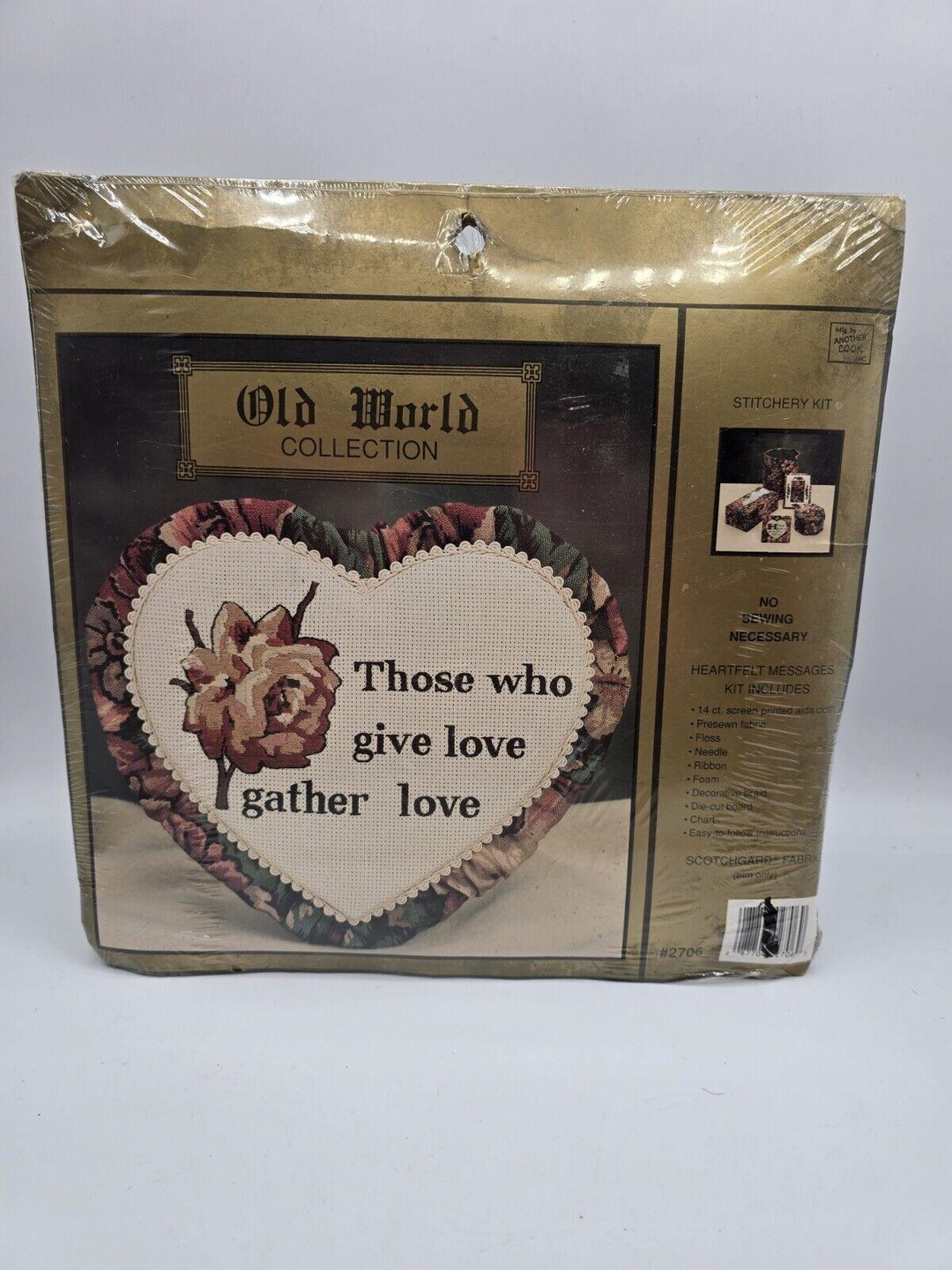 Vintage Old World Collection Cross Stitch Stitchery Kit Picture Photo ...