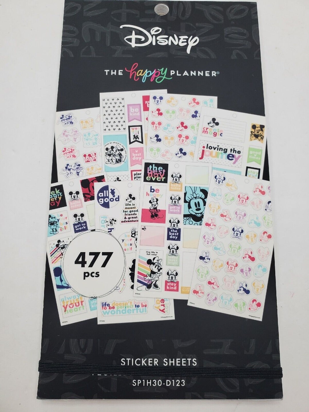 NEW the Happy Planner Disney Mickey Colorblock Sticker Pack 477 Pcs. - Etsy