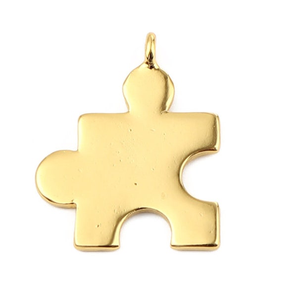 Puzzle Piece Charms - Etsy