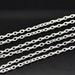 32 Feet Silver Plated Chain 4x3mm Ships From USA Wholesale - Etsy