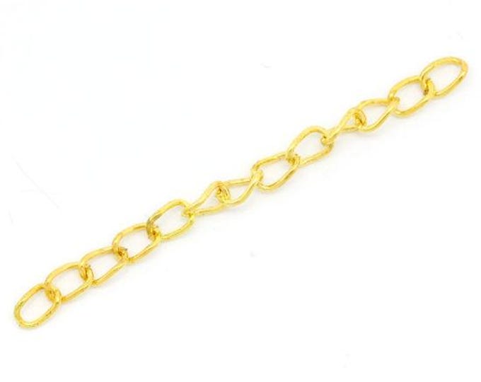 10pc Antique Bronze Extension Chain - 50mm - Necklace Extender, Jewelry ...