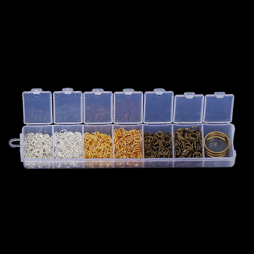 1200pc Mixed 5+6mm Jump Rings Set With Case - Wholesale Jewelry ...