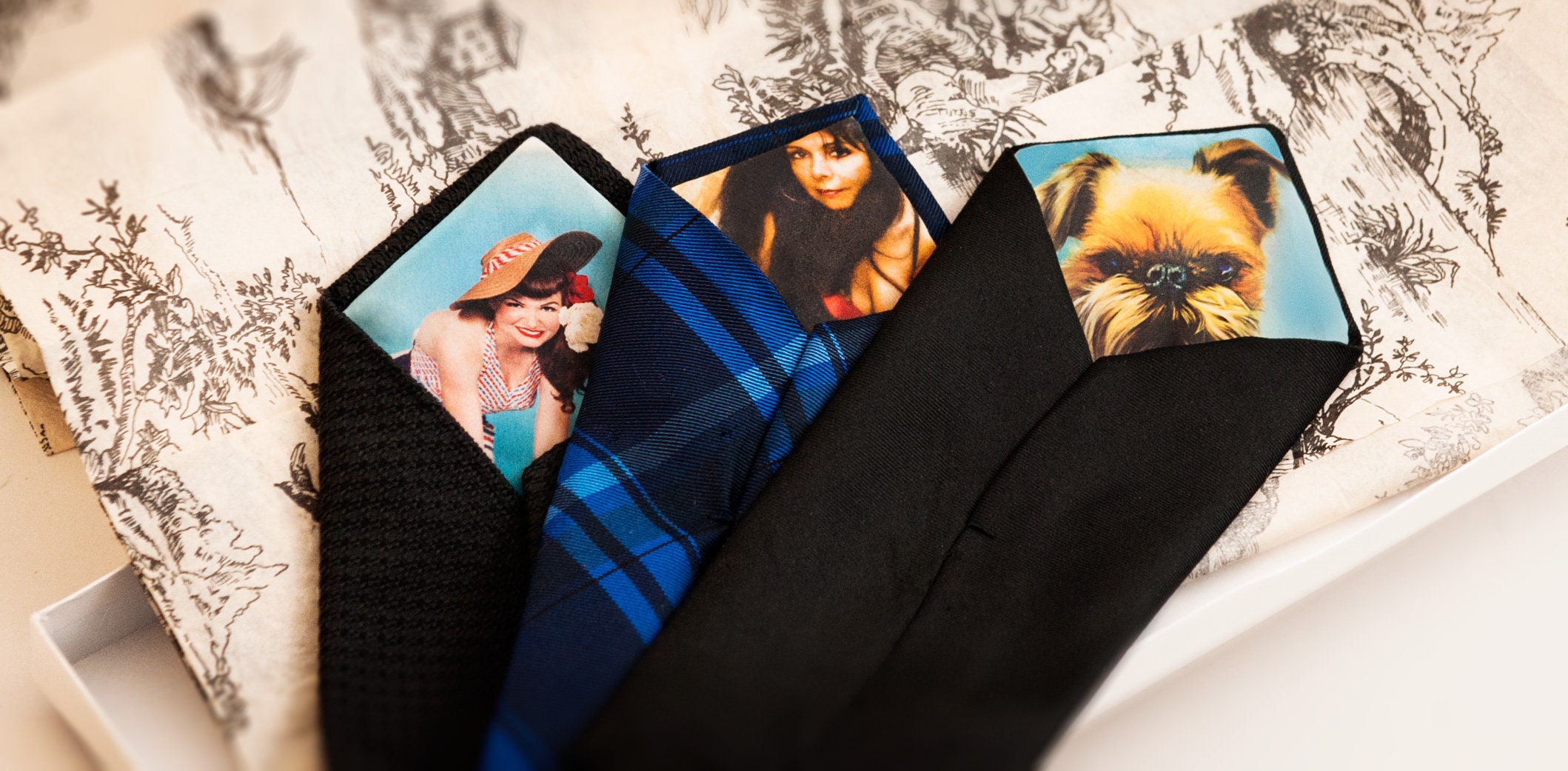 Custom Peekaboo Tie With YOUR Photo Hidden Inside. Tie - Etsy