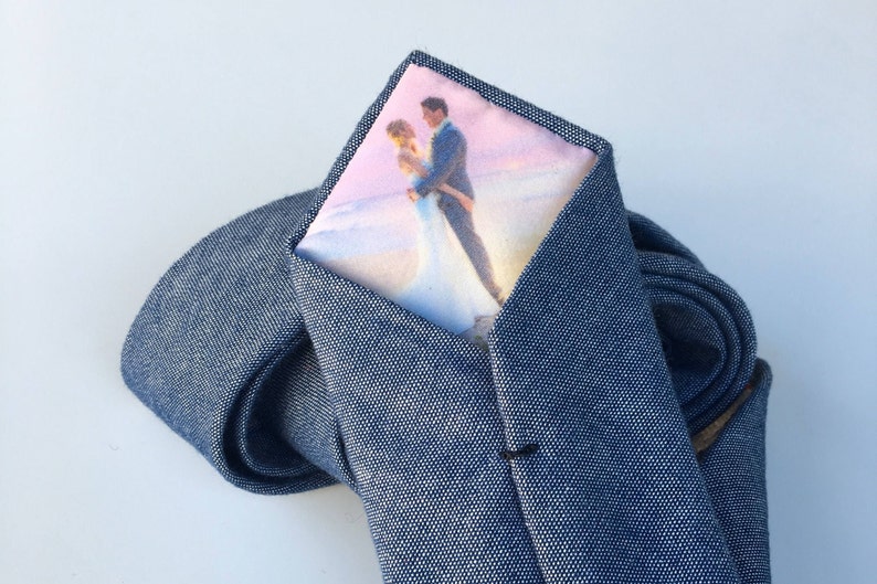 Custom Peekaboo Tie With YOUR Photo Hidden Inside. Tie Options. Second ...