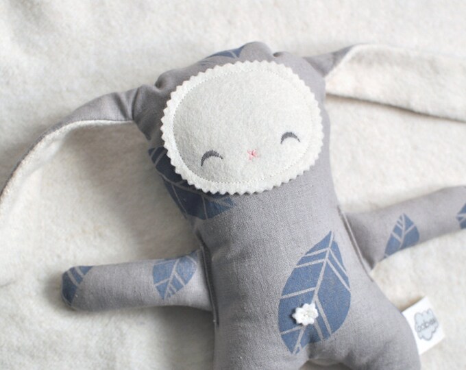Emil the Special Edition Oobee Bunny Handprinted Linen Cotton - Etsy