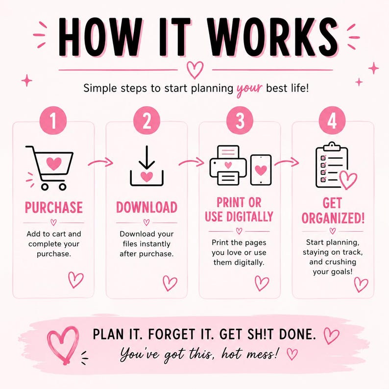 Funny Forgetful Planner | ADHD Productivity Organizer (digital Download ...