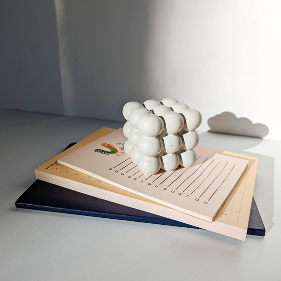 Bubble Concrete Paperweight. Modern Concrete Home Decor. Home | Etsy