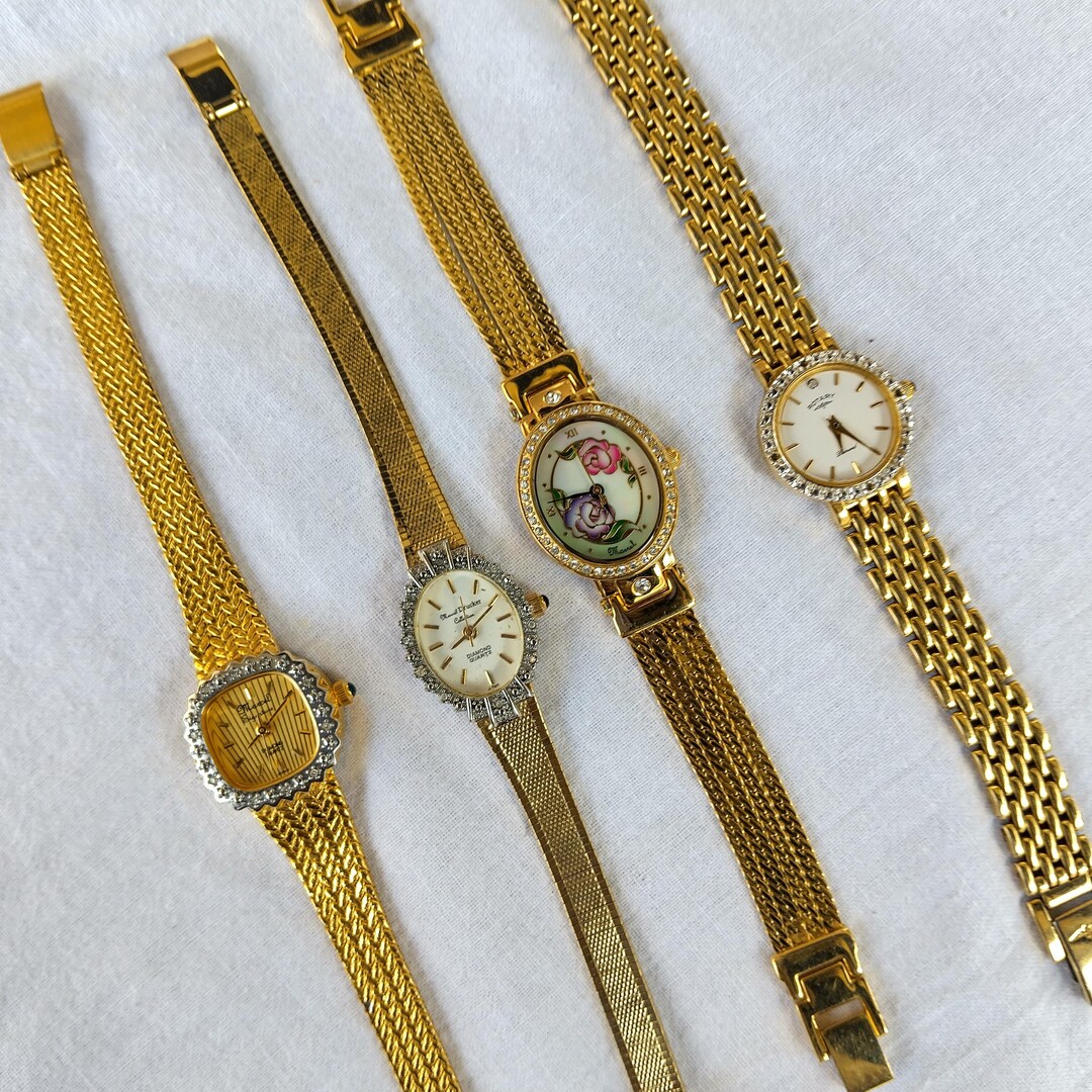 Vintage Gold Watches Marcel Drucker/ Rotary - Etsy
