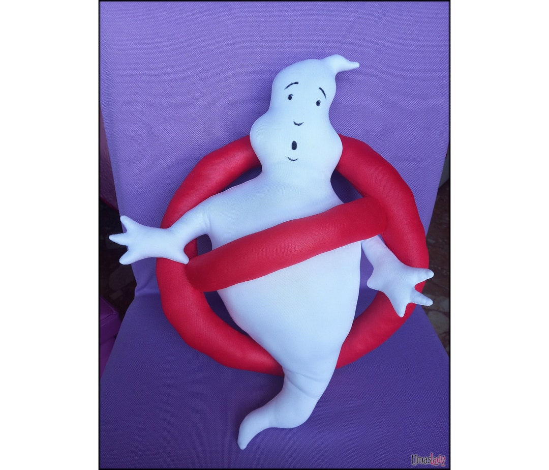 Ghostbusters Logo Plush: Unique Gift for Fans White Ghost Plush ...