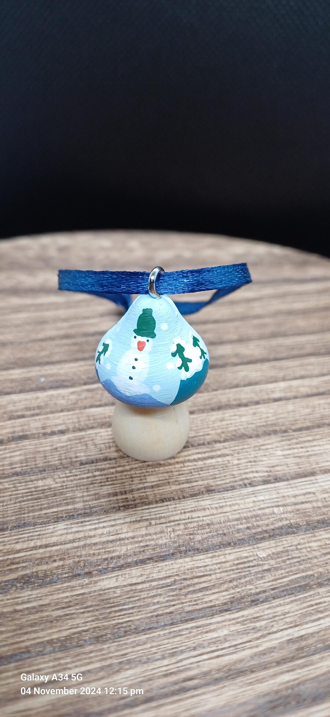 Hand Painted Mushroom, Toadstool Christmas Tree Decoration, Ornament ...