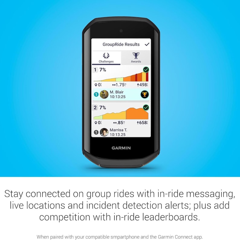 Garmin Edge® 1050 – komputer rowerowy GPS z kolorowym ekranem dotykowym ...
