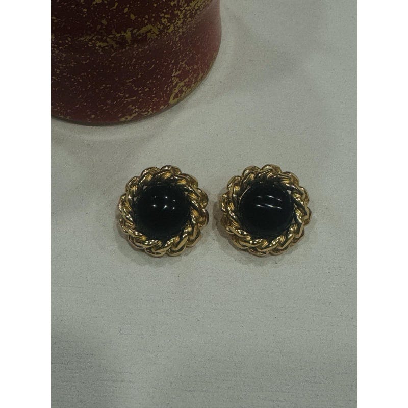 Dior Cabochon Earrings - Etsy