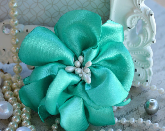 1.6 New Arrived Fabric Rosset Flowers for Children Baby Girls Hair ...