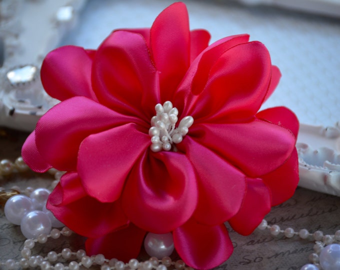 1.6 New Arrived Fabric Rosset Flowers for Children Baby Girls Hair ...