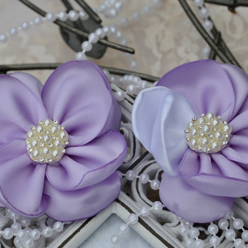 Flower Satin Ribbon - Etsy