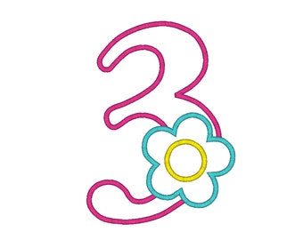 Flower number | Etsy