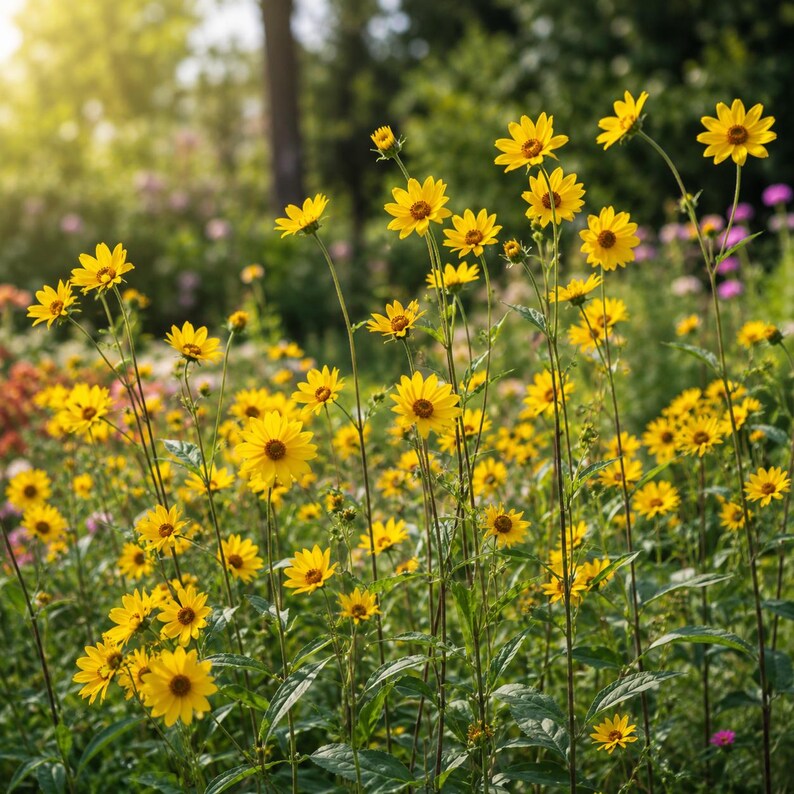 Maximilian Sunflower Seeds, Perennial Native Wildflower, Pollinator ...