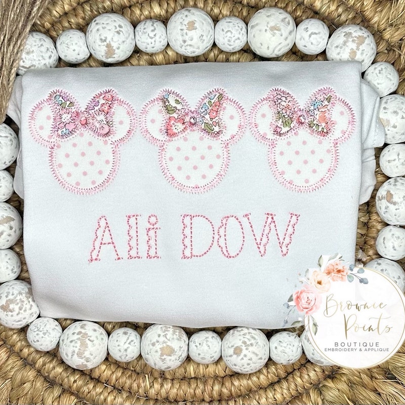 Minnie Applique - Etsy