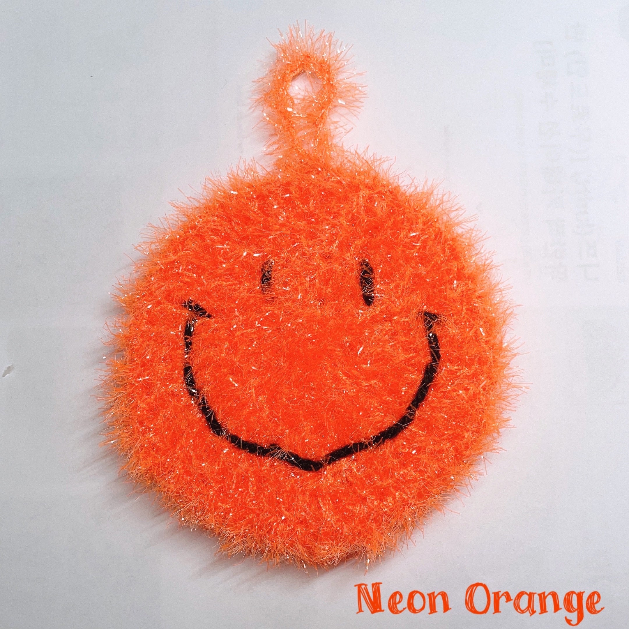 Pinibeni Fluorescent Color Smiley Face Twinkle Scrubbies neon Color Eco ...