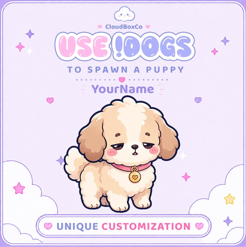 STREAM WIDGET - Cute Dogs // for Twitch & Youtube | Interactive Chat ...