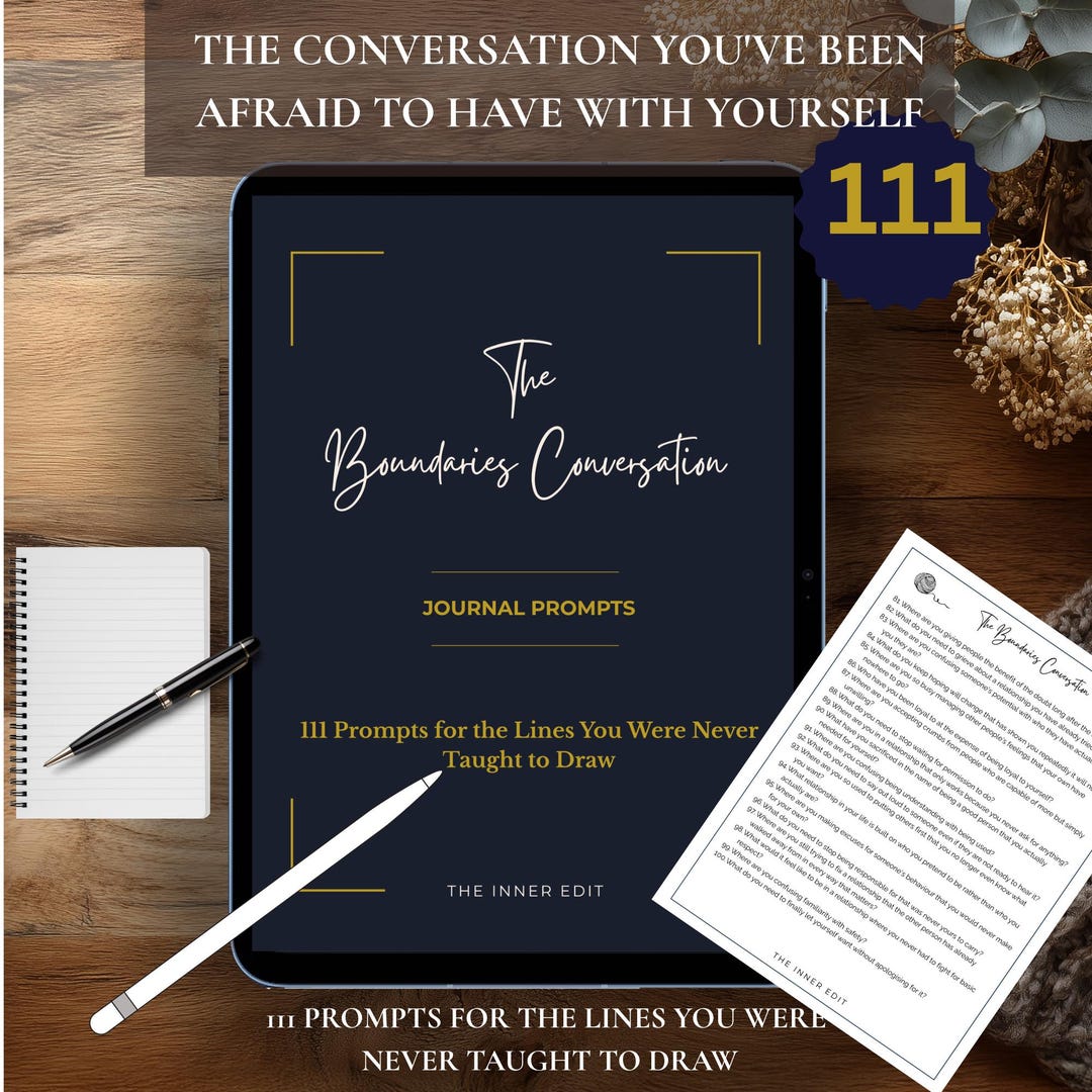 Journal Prompts Boundaries, Shadow Work, Self Reflection, Therapy ...