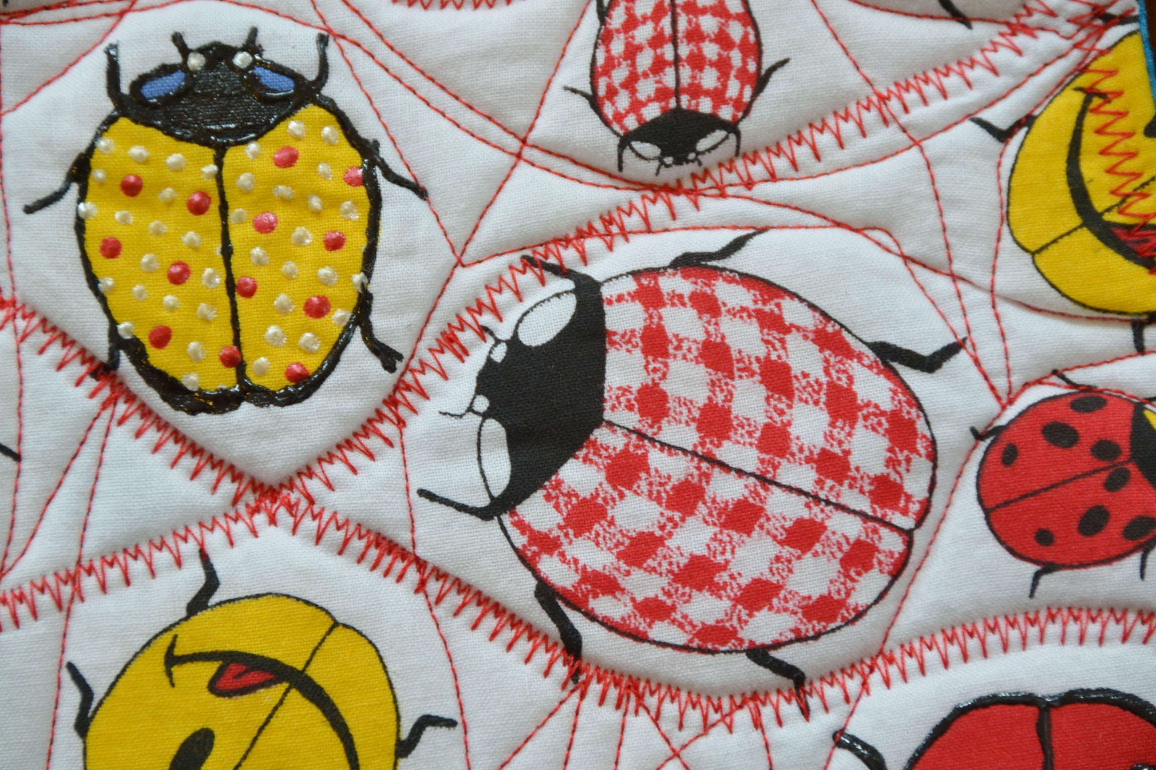 Ladybug Quilted Vest, Girl's Vest, Bug Bolero, Girl's Clothing ...