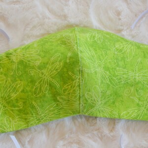 Washable Dragonfly Face Mask, Cotton Mask, Filter Mask, Face Protector ...