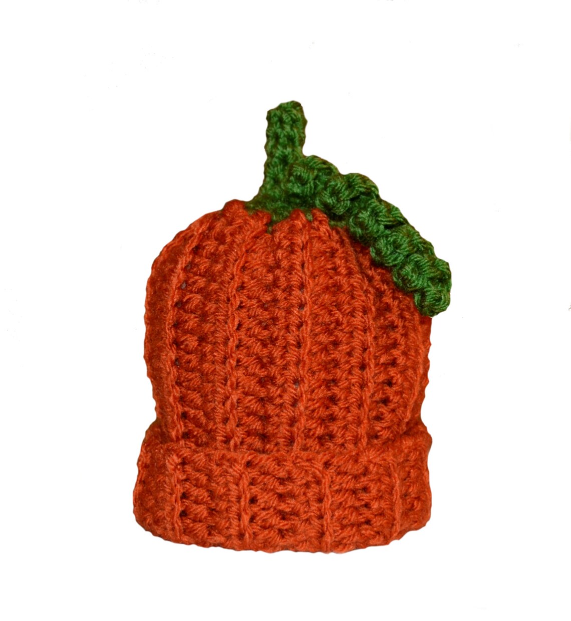 Pumpkin Crocheted Hat, Pumpkin Beanie, Baby Pumpkin Hat, Fall Pumpkin ...