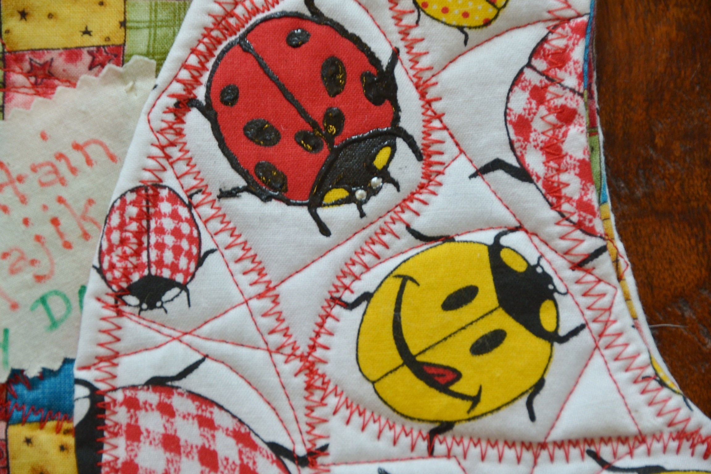 Ladybug Quilted Vest, Girl's Vest, Bug Bolero, Girl's Clothing ...