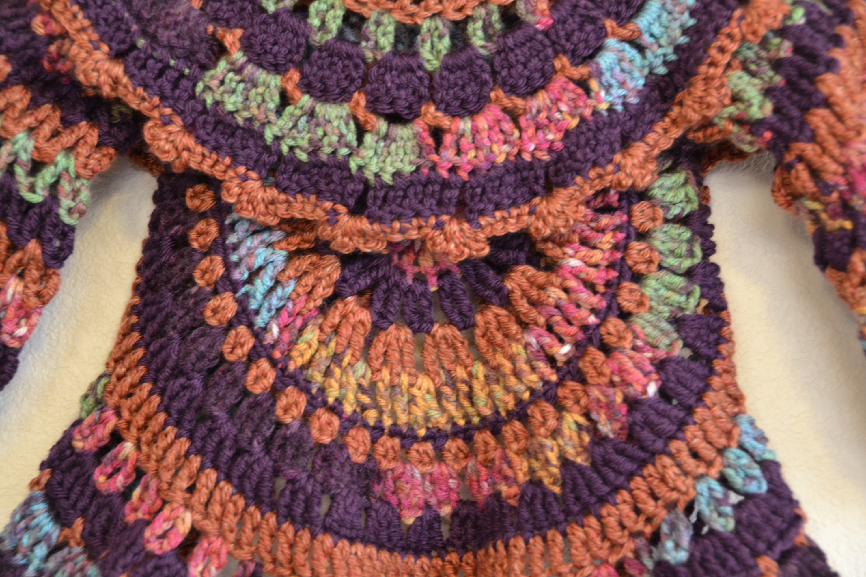 Toddler Jacket Crocheted, Girl's Jacket, Boho Sweater, Circle Jacket ...