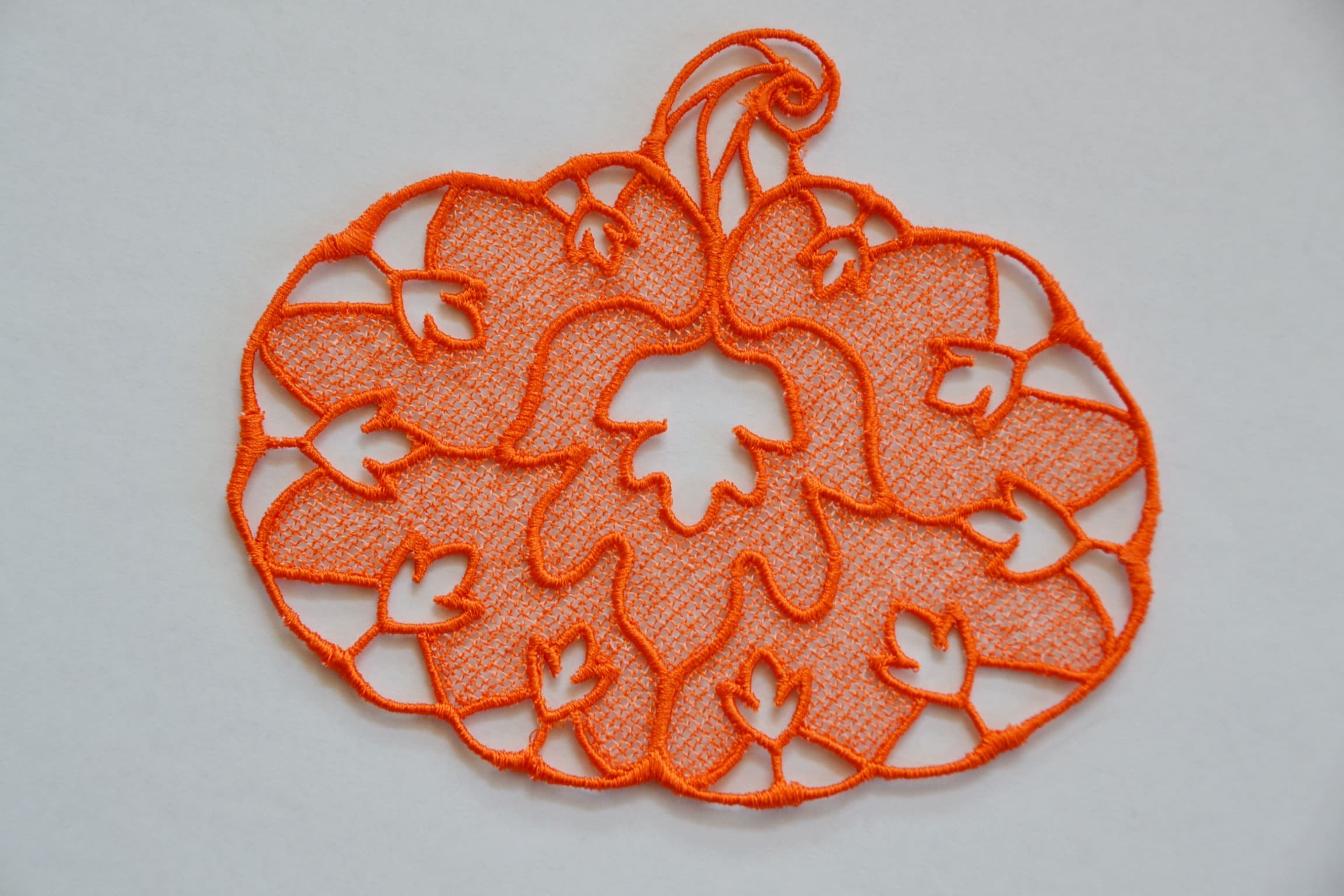 Pumpkin Lace Doily, Pumpkin Coaster, Thanksgiving Decoration, Fall ...