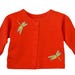 Dragonfly Embroidered Jacket, Yellow Dragonfly, Red Jacket, Dragonfly ...