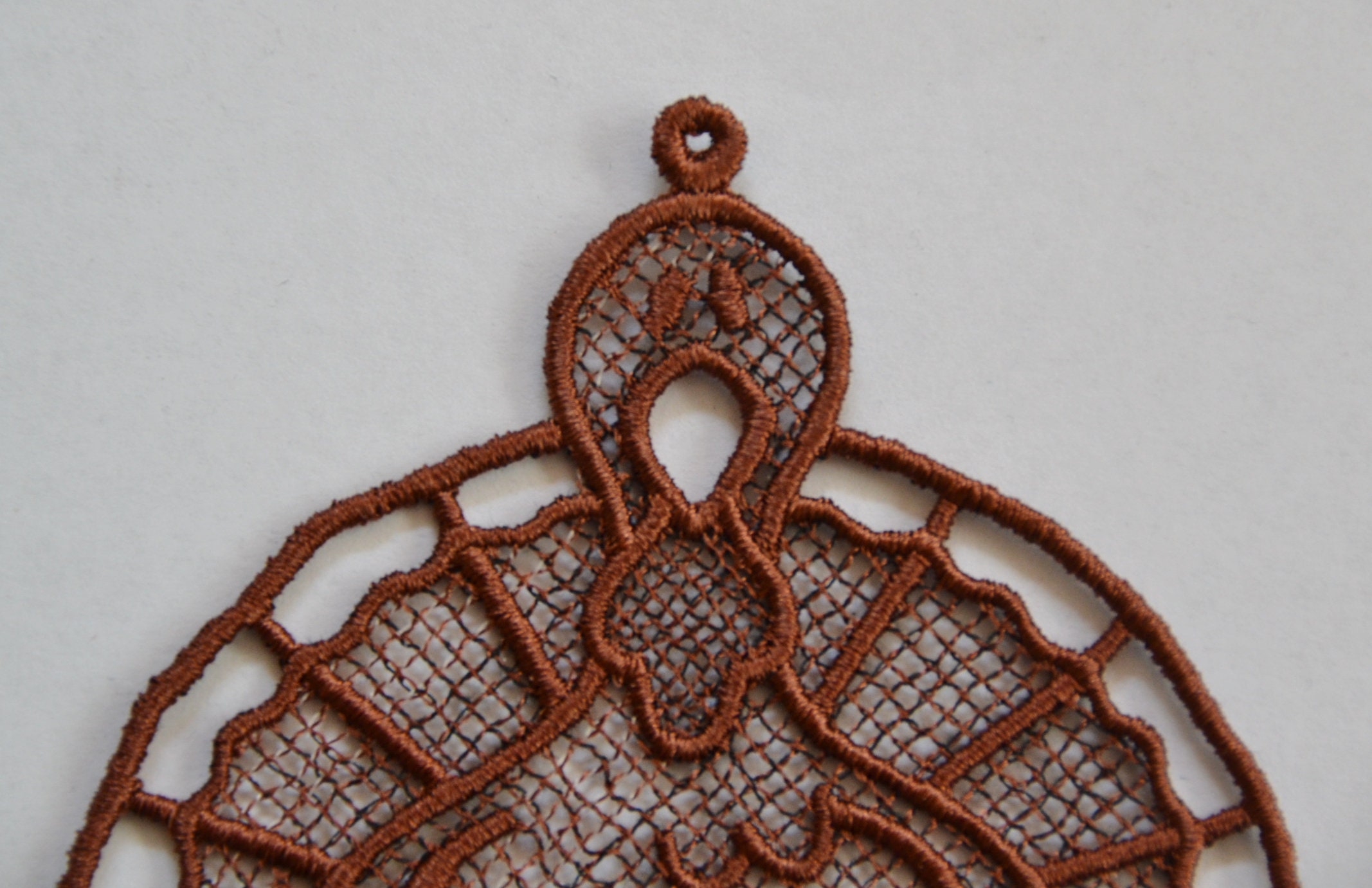 Turkey Freestanding Lace Ornament, Machine Embroidered Applique, Turkey ...