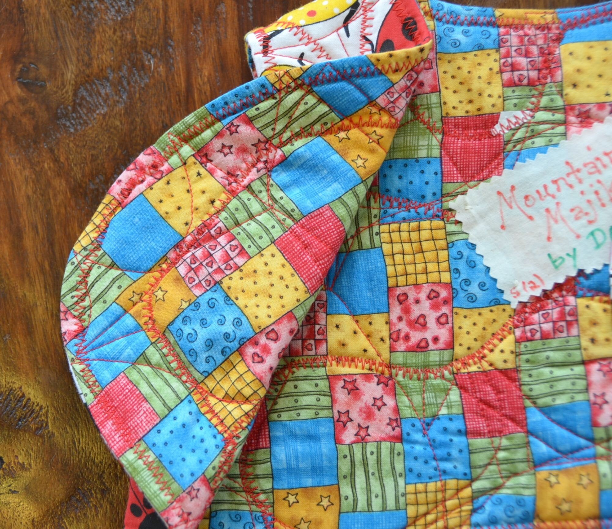Ladybug Quilted Vest, Girl's Vest, Bug Bolero, Girl's Clothing ...