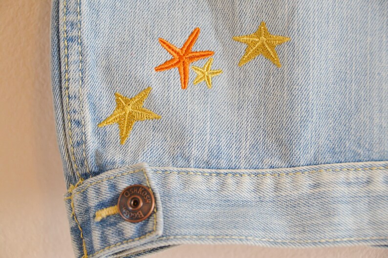 Pipsqueak Pufferfish Denim Jacket, Embroidered Pufferfish, Denim Jacket ...