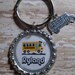 Personalized Bus Driver key chain with charm | Etsy