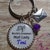 Square Photo Key Chain With Charms for Family Friends Daughter Mother ...