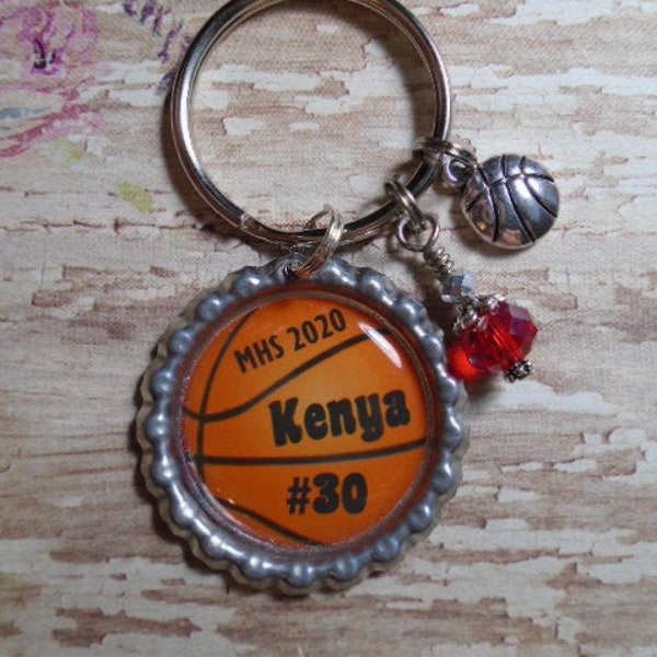 Basketball Key Chain - Etsy