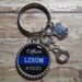Personalized Police Officer Keychain With Charms - Etsy