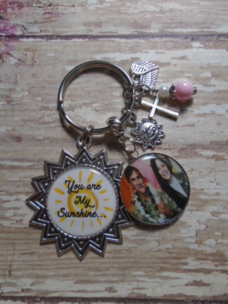 You Are My Sunshine Double Key Chain With Charms - Etsy