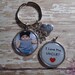 Personalized Family Photo Double-sided Key Chain With Charms - Etsy