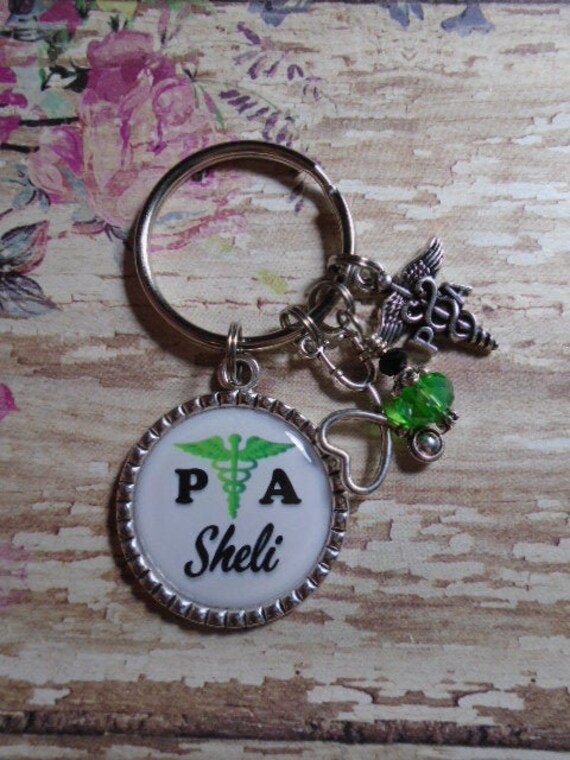 Personalized Medical Doctor Key Chain With Charms | Etsy