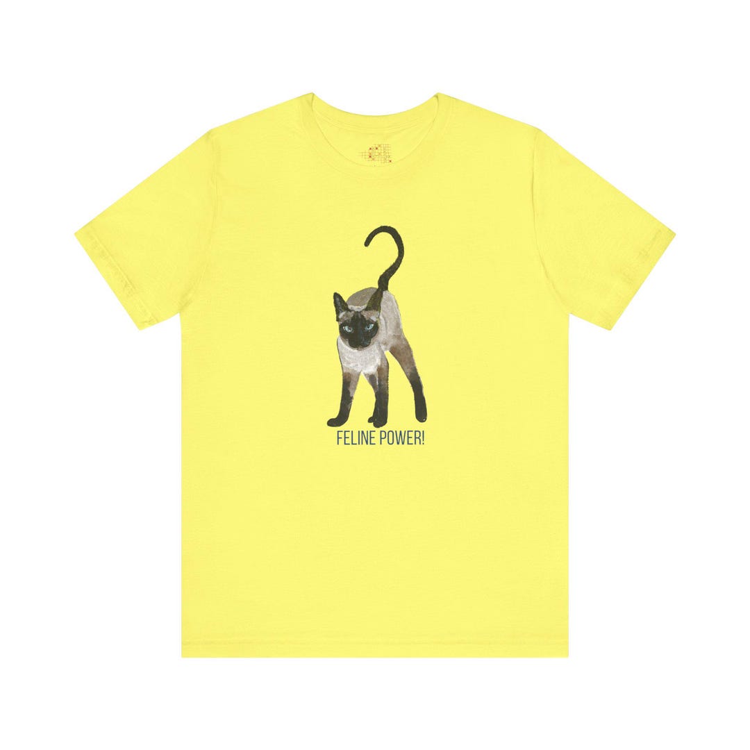Custom Cat T-shirt, Siamese Cat T-shirt, Unisex Customizable Cat T ...