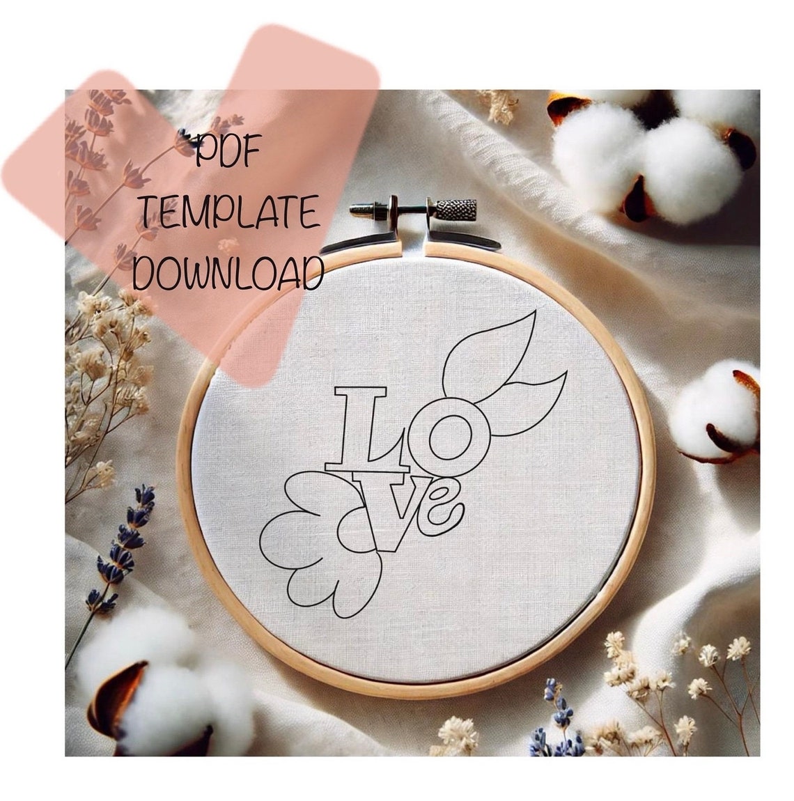 Love Hand Embroidery Pattern, Embroidery PDF, Symbols Embroidery, Love ...