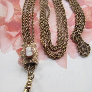 Antique Victorian Ladies Watch Chain With Carved Cameo Slide - Etsy