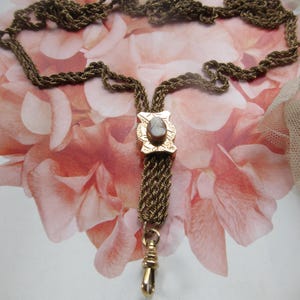 Antique Victorian Ladies Watch Chain With Carved Cameo Slide - Etsy