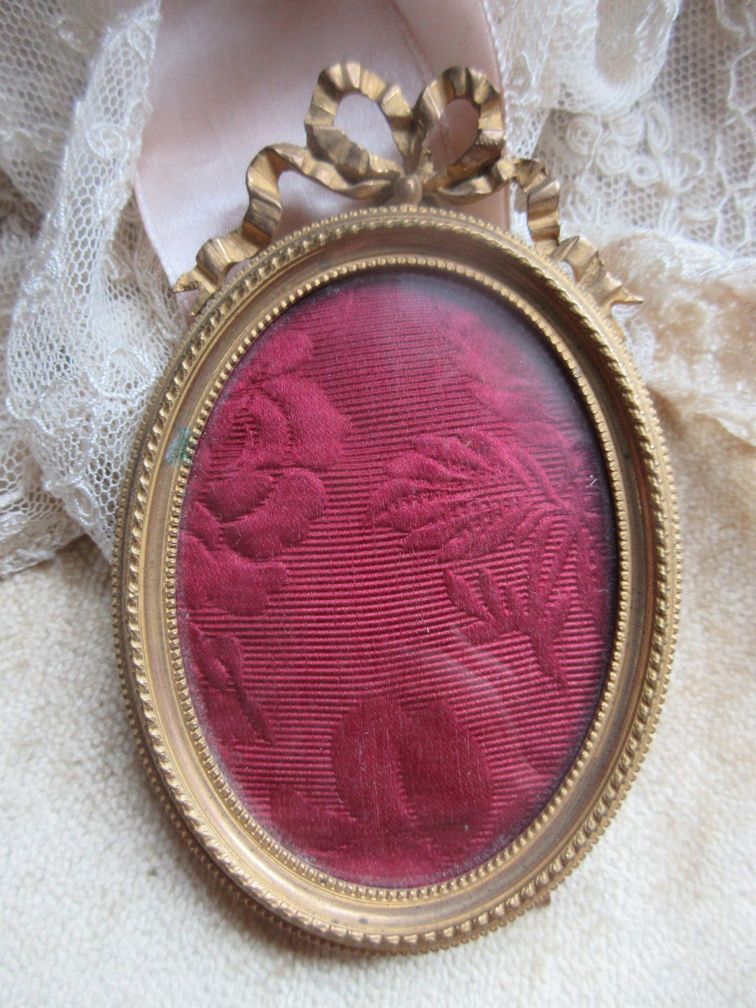 Antique Miniature Picture Frame Easel Table Top - Etsy