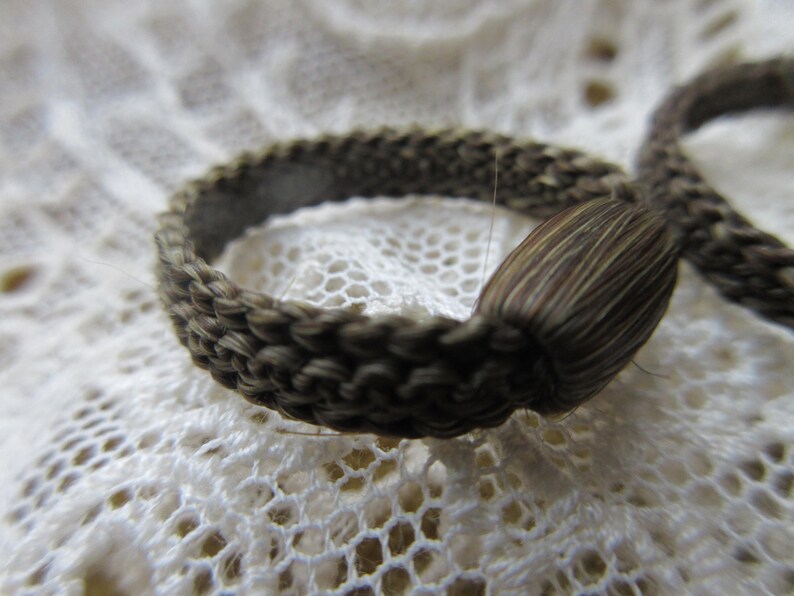 Antique Victorian Braided Hair Rings Set of 2 , 19th Century - Etsy